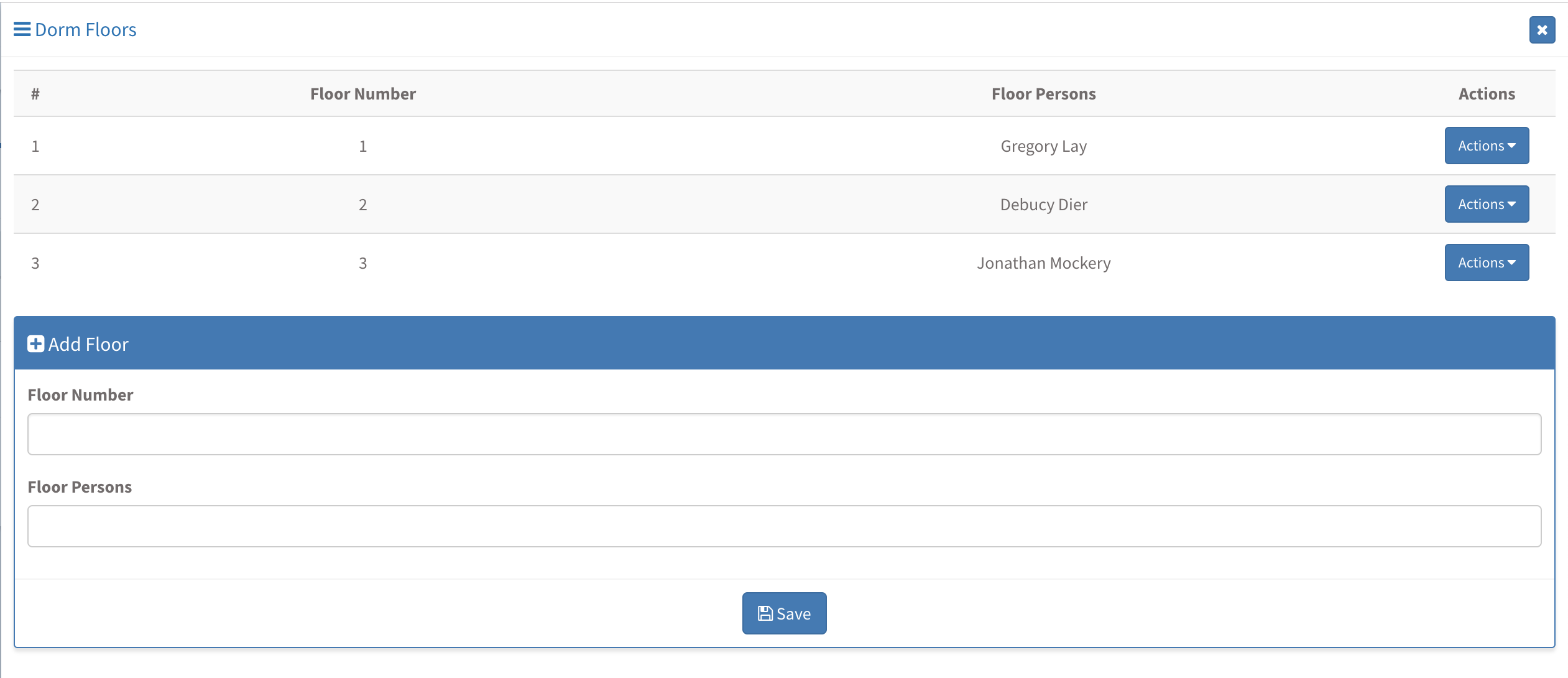 SmartClass - Dormitories
